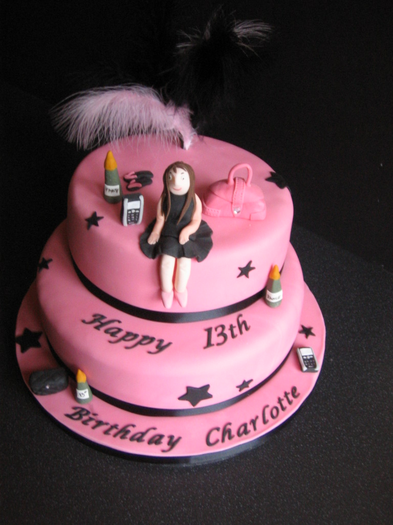 Carina's Cakes: PINK GIRLS 2 TIER CAKE