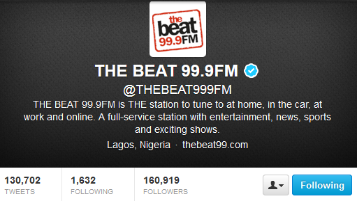 Beat FM becomes first radio station in Africa to get verified