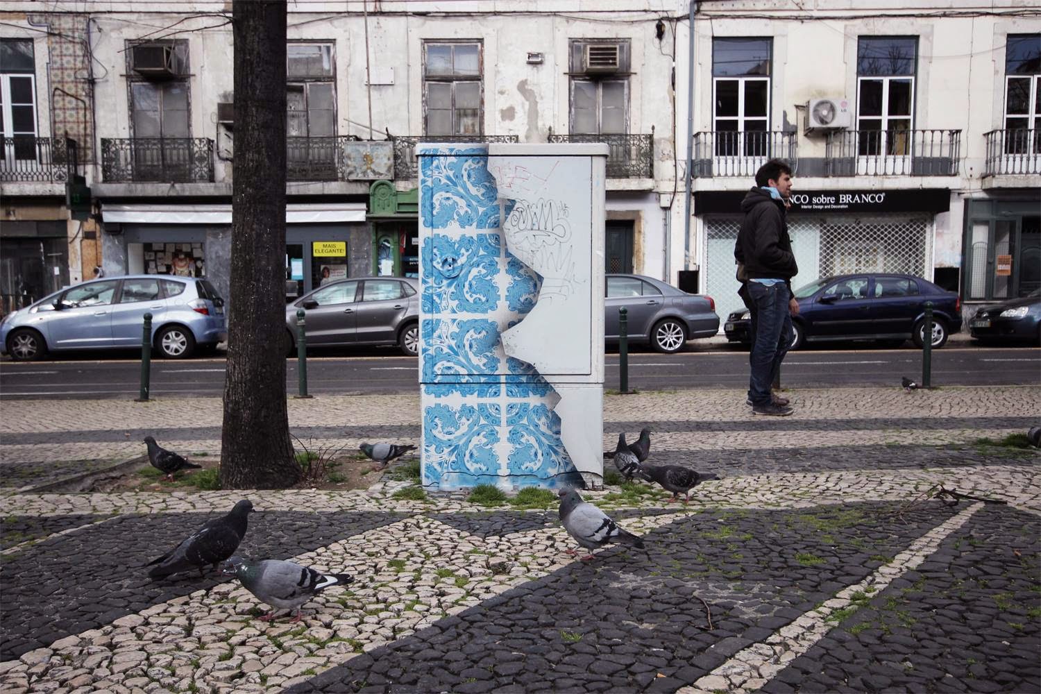 Add Fuel creates a new piece on the streets of Lisbon – StreetArtNews