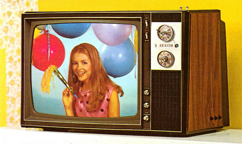 Color TV from 1971 ~ vintage everyday