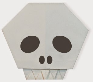 Origami A Skull instructions - Easy Origami instructions For Kids