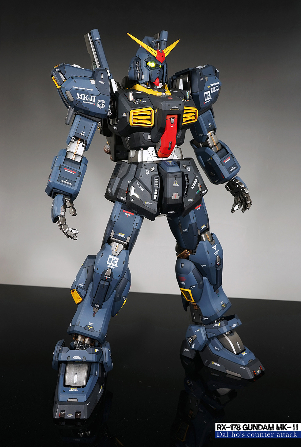 GUNDAM GUY: PG 1/60 Gundam Mk-II Titan - Customized Build