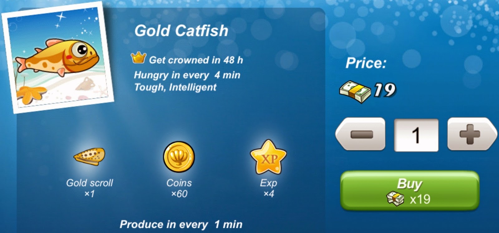 Happy Fish Tips (iOS Devices): Shell Game: Fishbucks Fish in Regular Shell