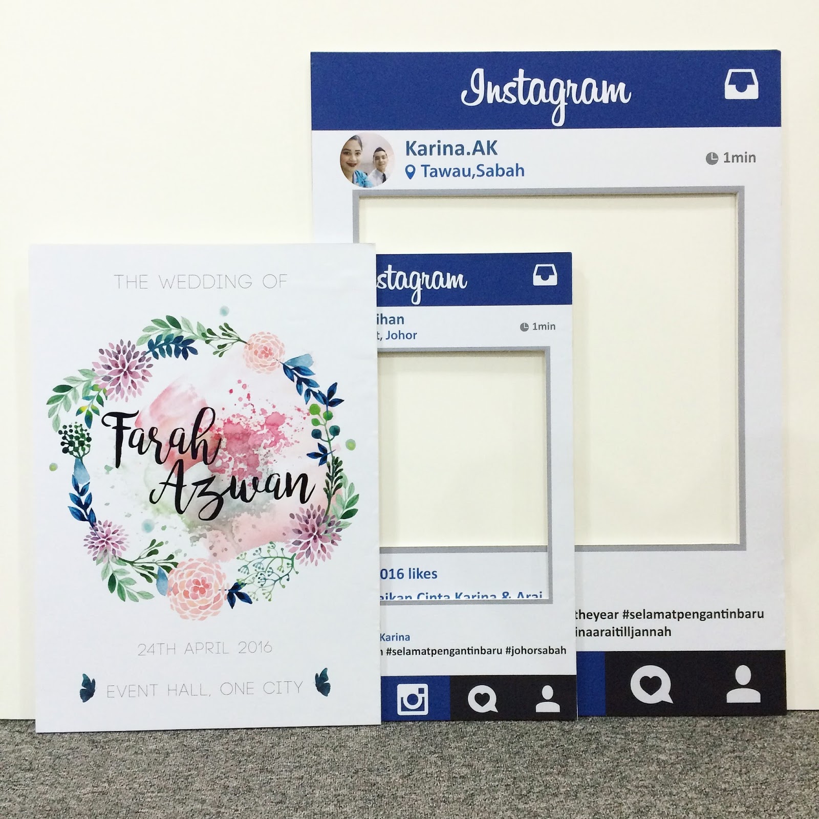 Ideasbyfarah: Instagram Frame Props