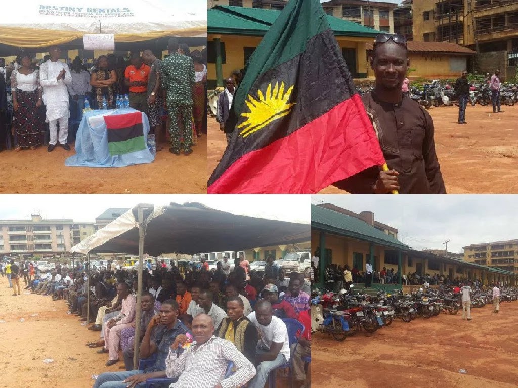 Photos: Anambra Policemen Kill 7 Biafrans, Injure 30 In Onitsha During Pro Biafra Rally, Peace ...