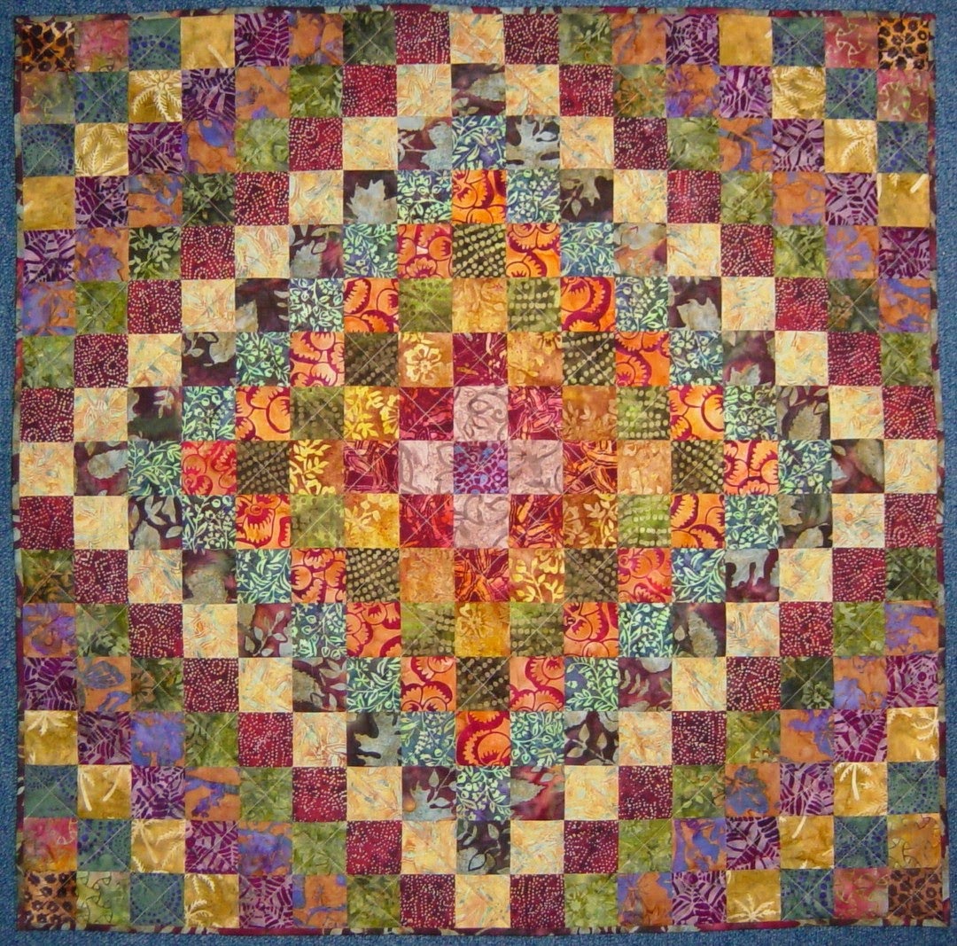 PURPLE SAGE ORIGINALS: Irish Chain and Trip Around The World Quilt ...