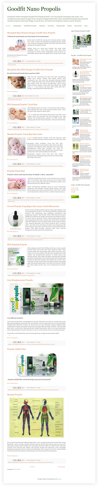 Goodfit Nano Propolis - Portofolio