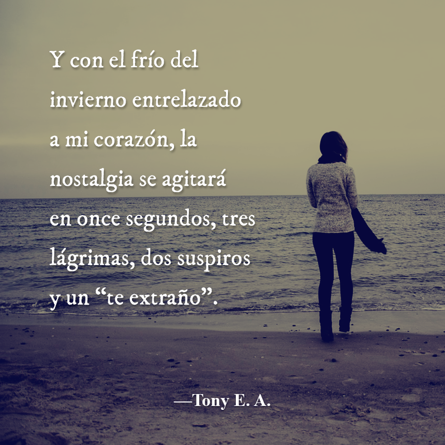 EL FRÍO EN MI CORAZÓN | Tony E. A.
