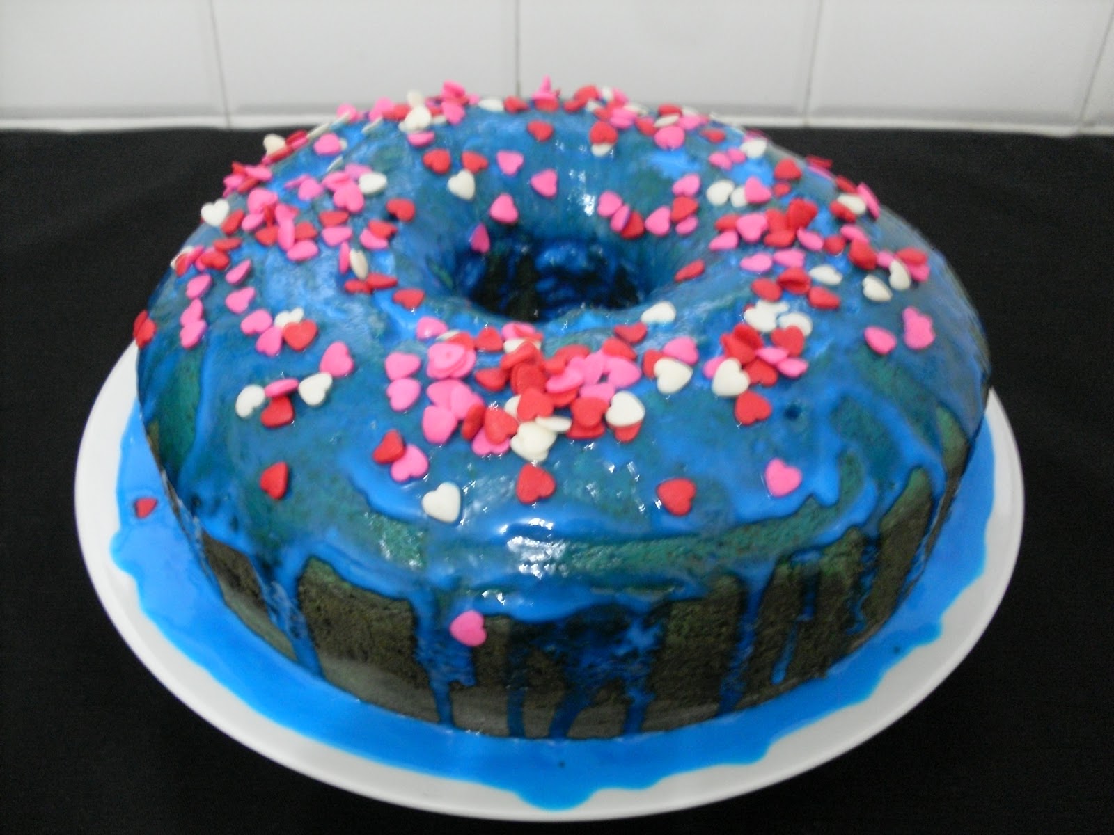 Bolo Blue Ice Cake ~ PATRICIA BARTCUS - Cake Designer
