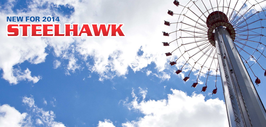 NewsPlusNotes: Worlds of Fun Introduces Steelhawk for the 2014 Season