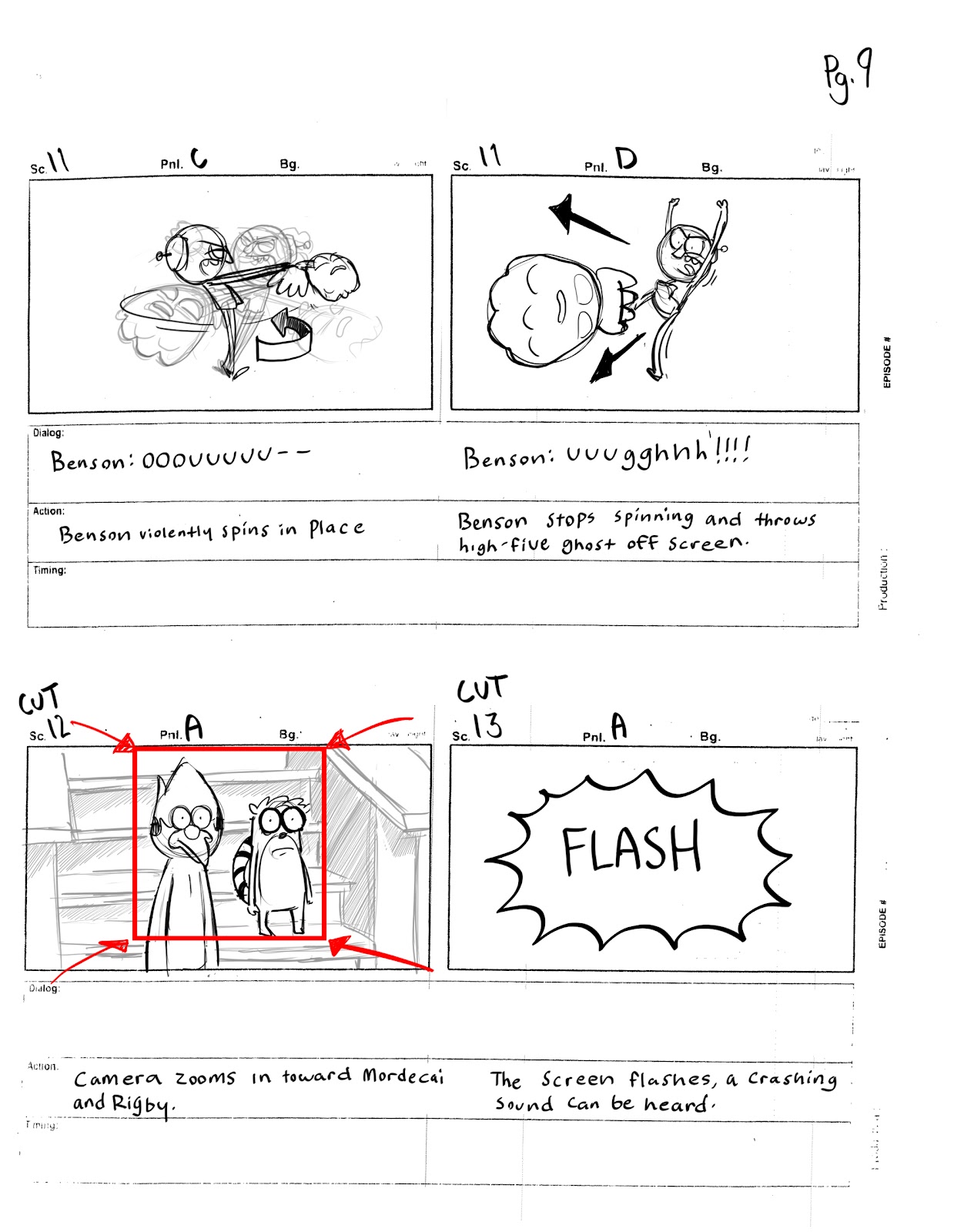 BOARDPEDDLER: Regular Show Storyboards.