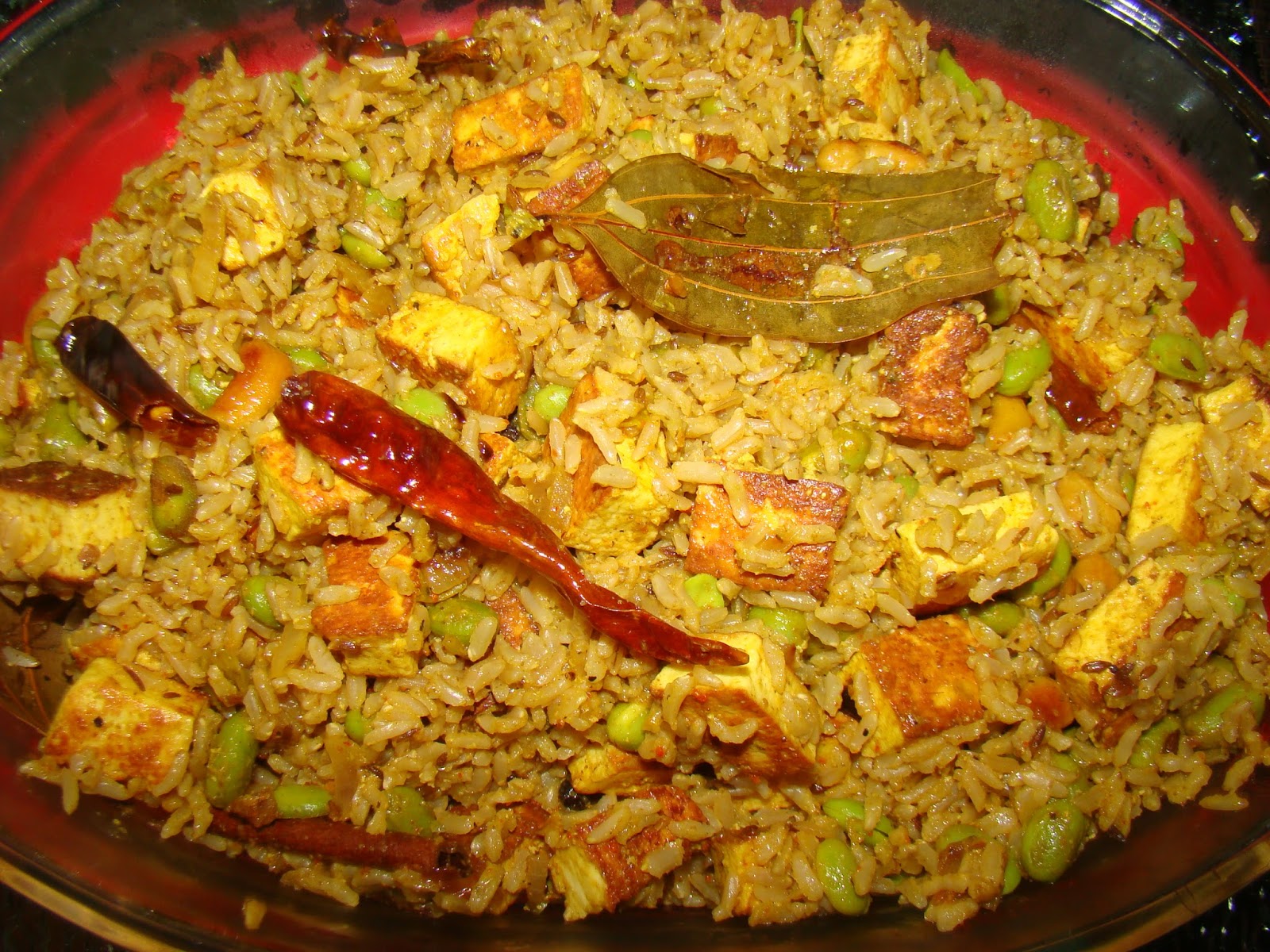 My Favorite Recipes Collection: Easy Brown Rice Biryani with Portobello ...