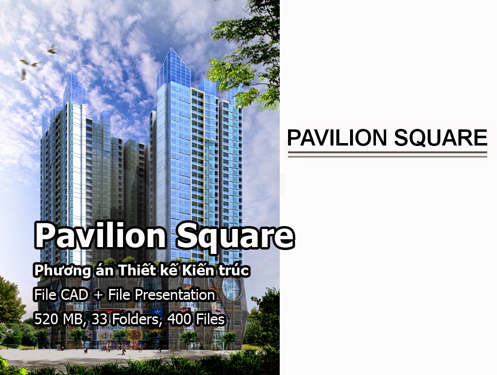 Thư viện Đồ họa Kiến trúc - ArchLib: Pavilion Square - Hồ sơ Thiết kế ...