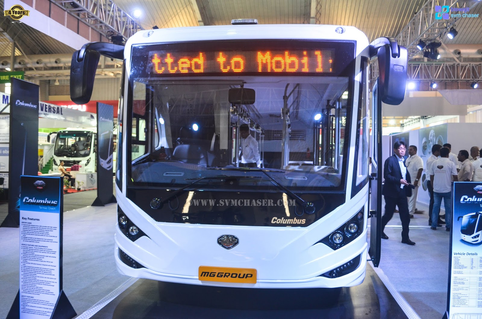 MG Automotives Pvt Ltd at Bus World India - 2016, Bengaluru | Biswajit ...