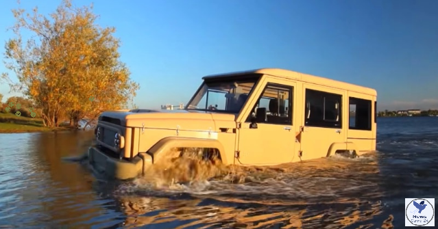 The Amphicruiser, a 4×4 Amphibious SUV That Can Cruise In The Water ...