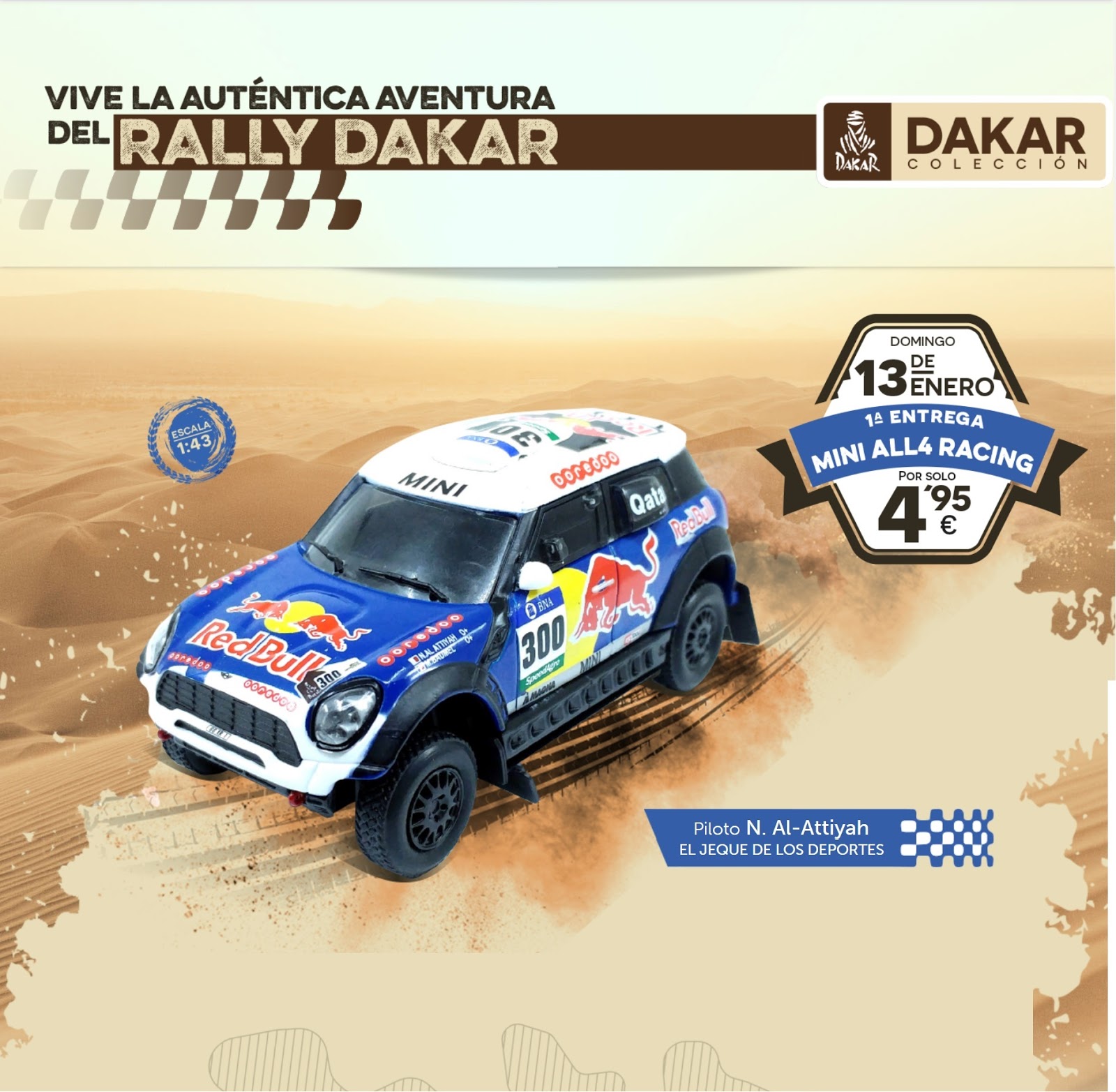 Colección coches Rally Dakar 1/43 El Mundo y Marca España | Colecciones ...
