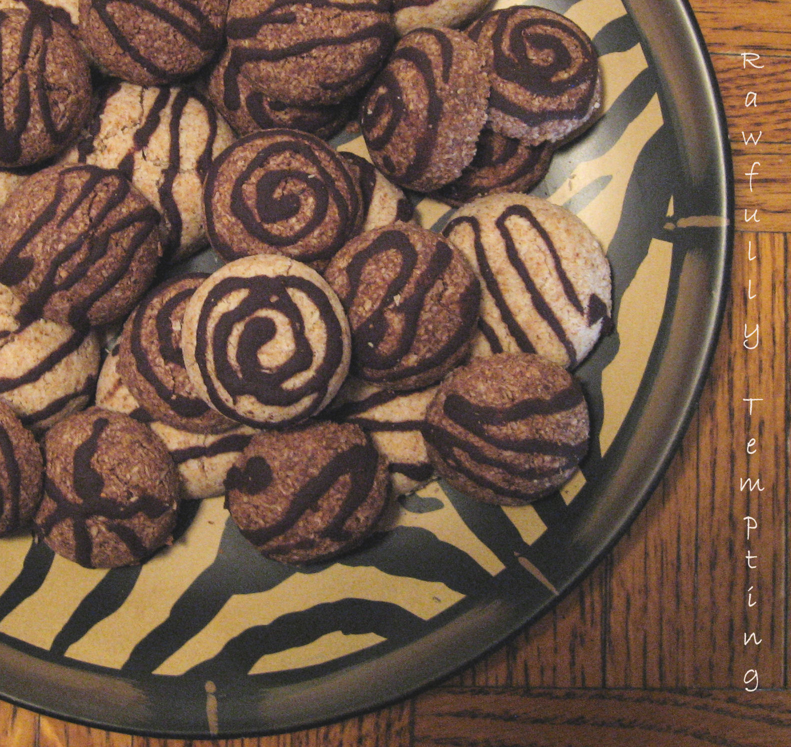 (Gluten Free) Coconut Zebra -Striped Cookies