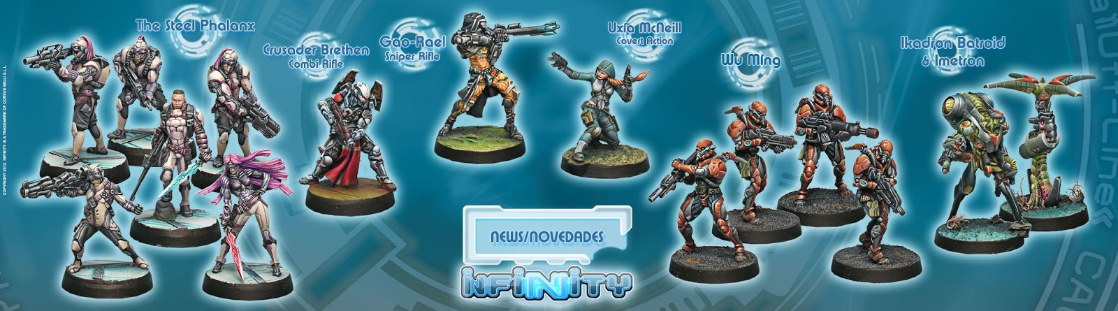 Wargame News and Terrain: Infinity: New October releases