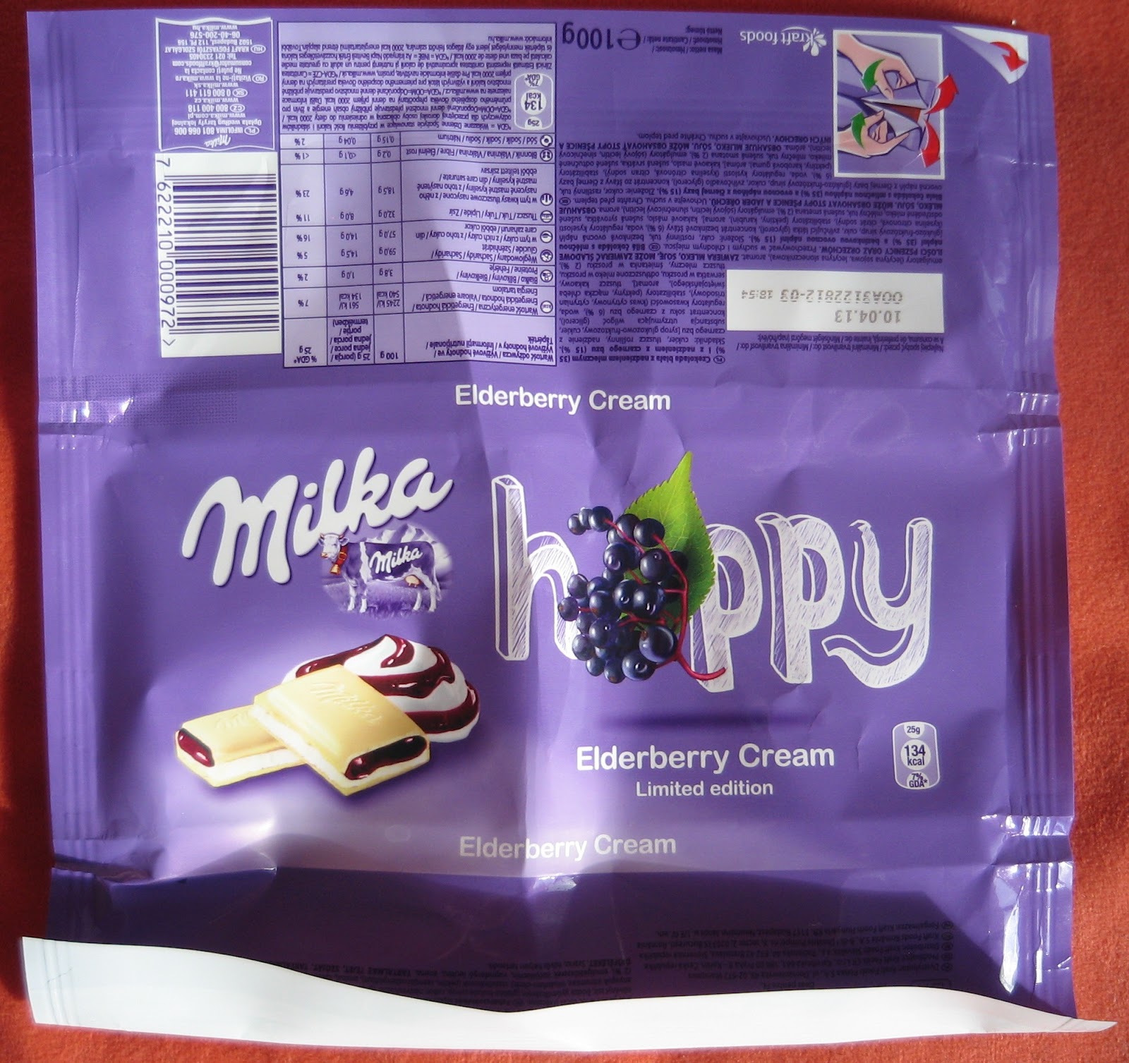 Milka: Milka Happy Elderberry Cream (100g)