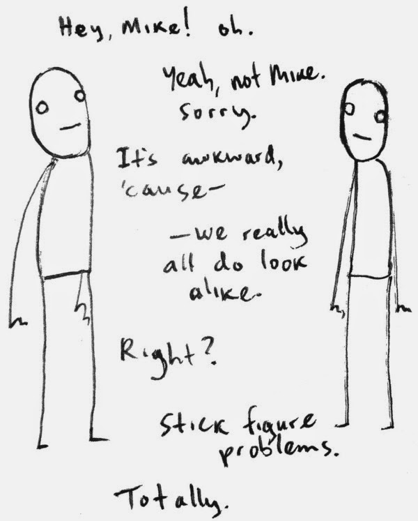 Crustacean Singles: Stick figure problems