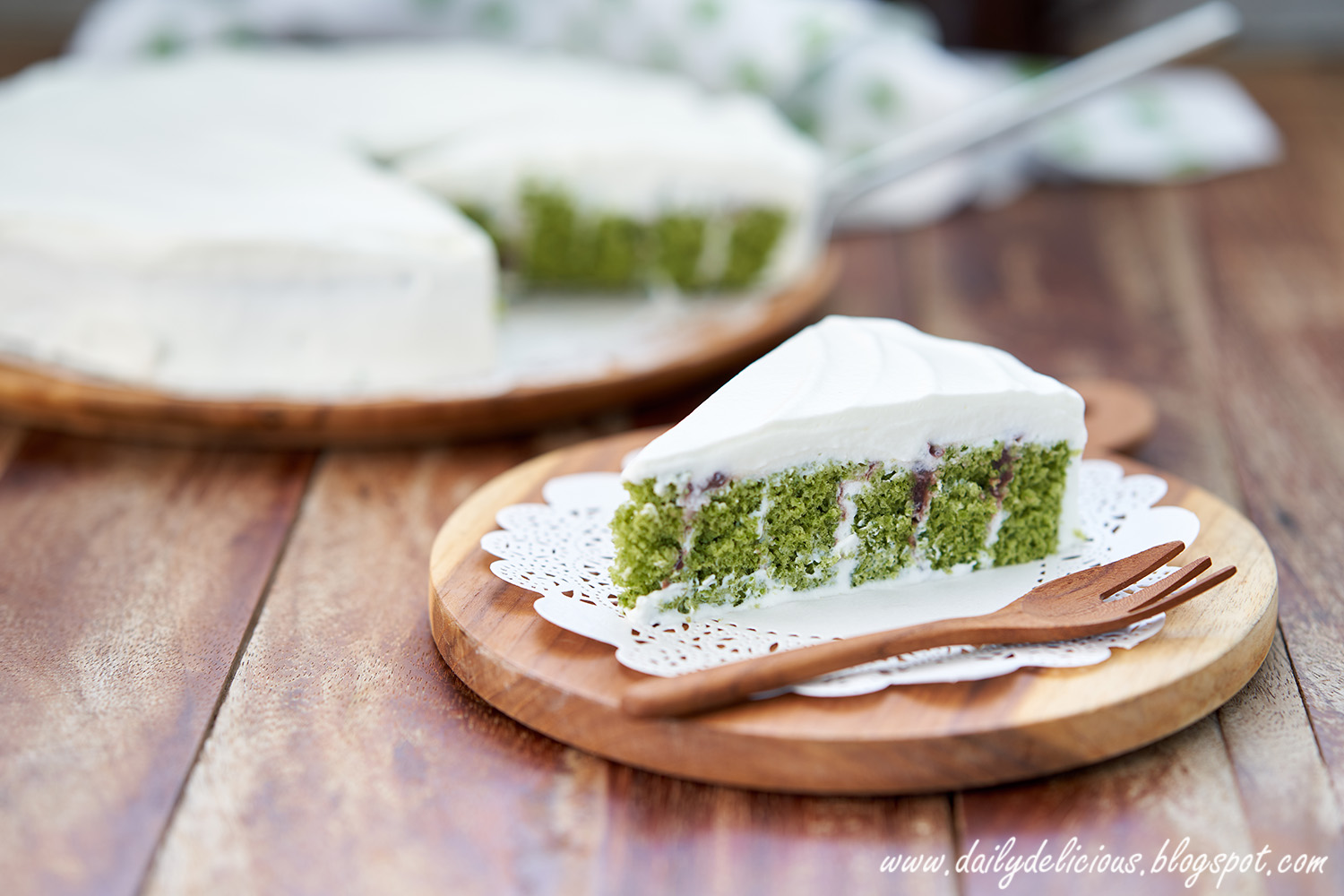 dailydelicious: Green Tea Cake