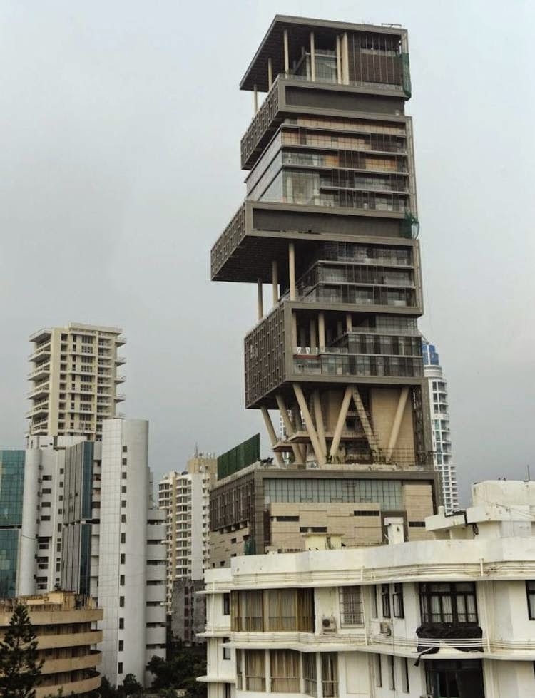 The Green Skyscraper –– Antilia ~ Civil Updates | Civil Engineering ...