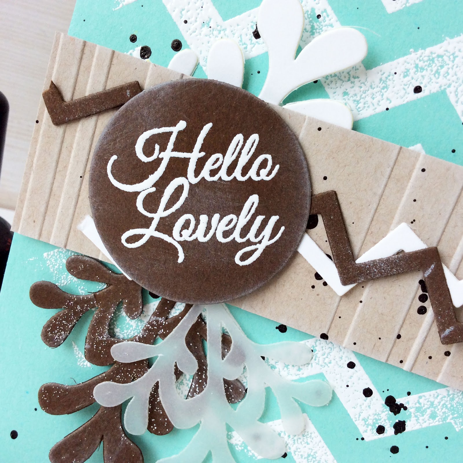 Card-Blanc by Kathy Martin: Hello Lovely