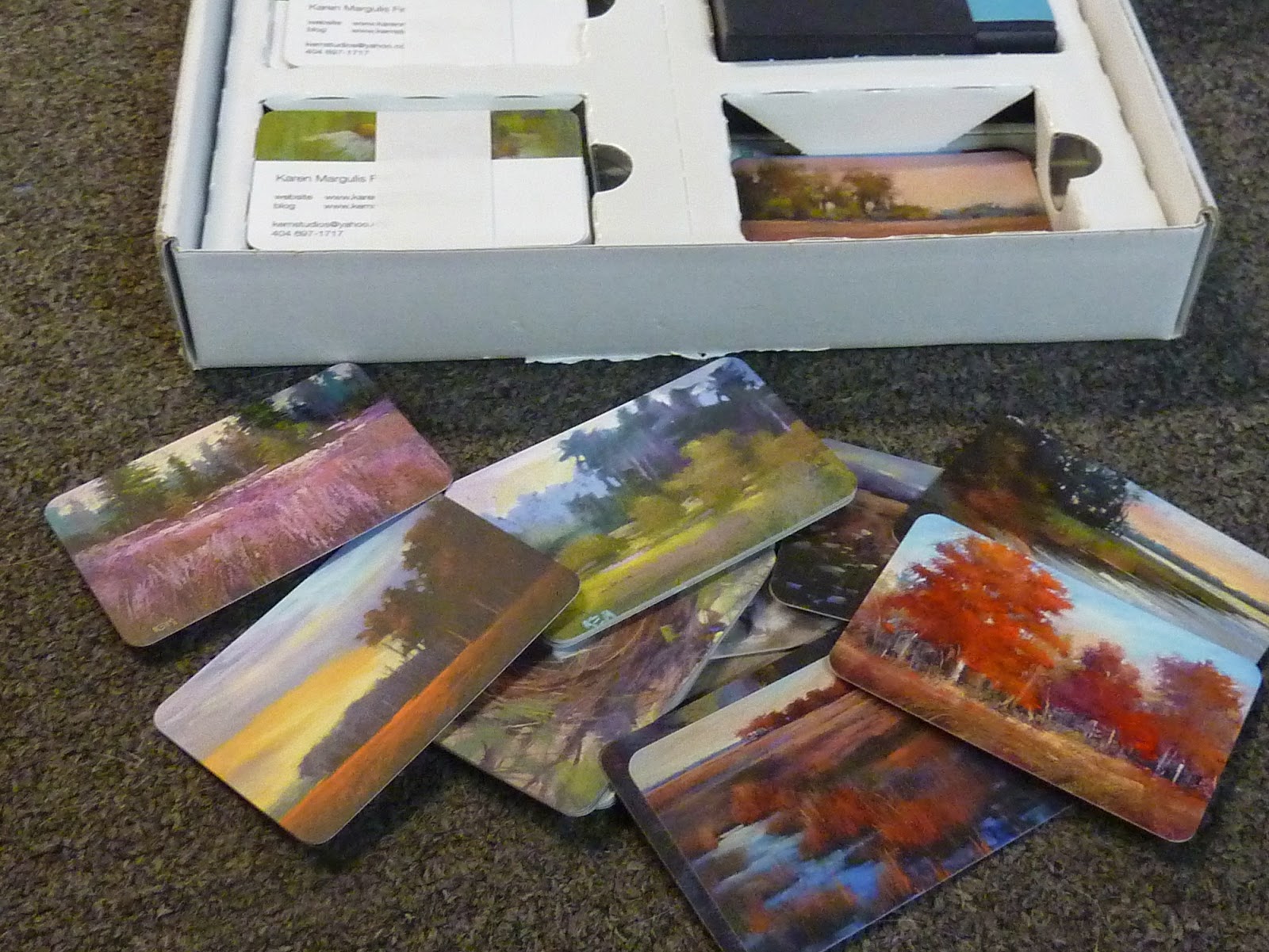 Painting My World: A Unique Way to Use Your Art Business Cards