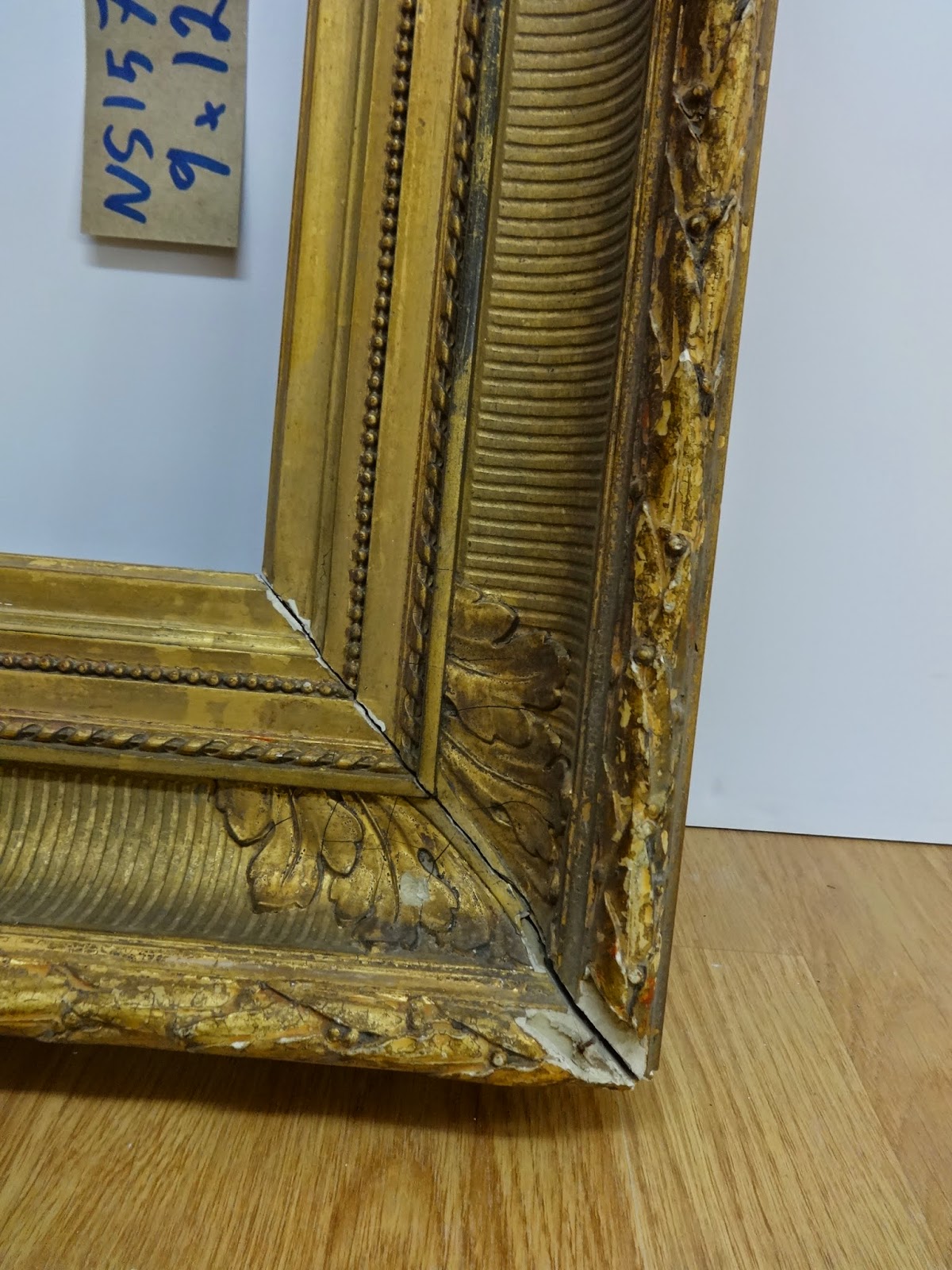 Antique Frame Sale: Second Empire Fluted Neoclassical Frame