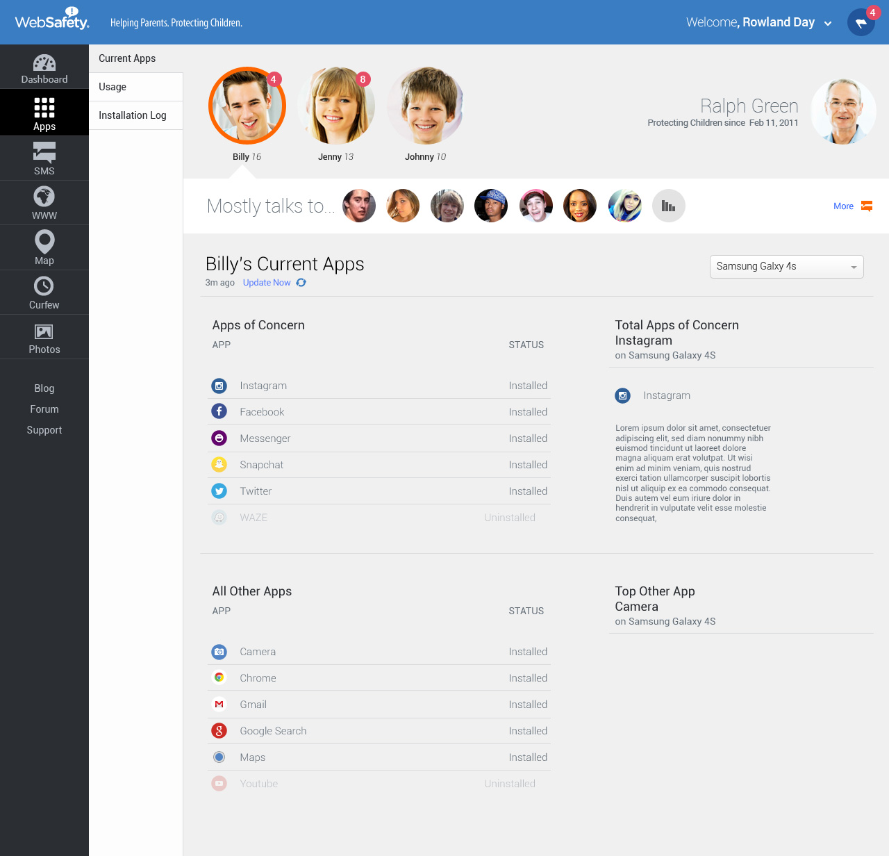 Life With 4 Boys: Protect Your Teens Online with the New WebSafety App