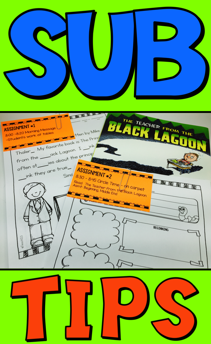 Sub Plans & Tips | Teach123