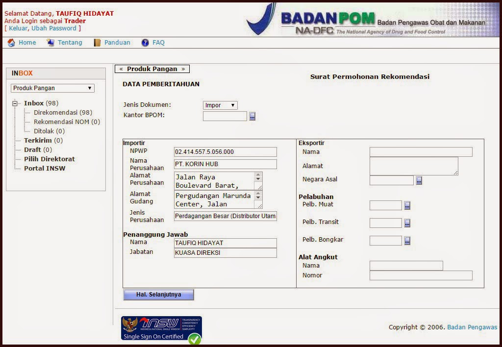 Cara Mengajukan Surat Keterangan Impor di BPOM Jakarta