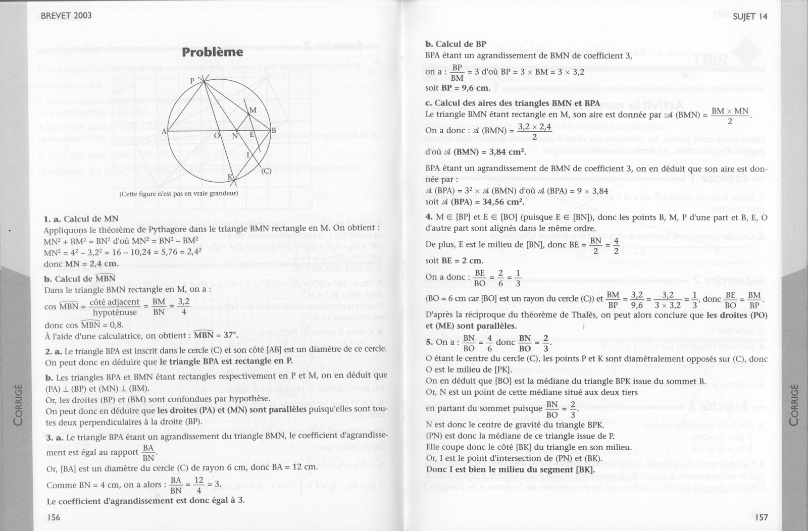 école : références: Brevet Mathématiques Annales exercices + corrigés ...