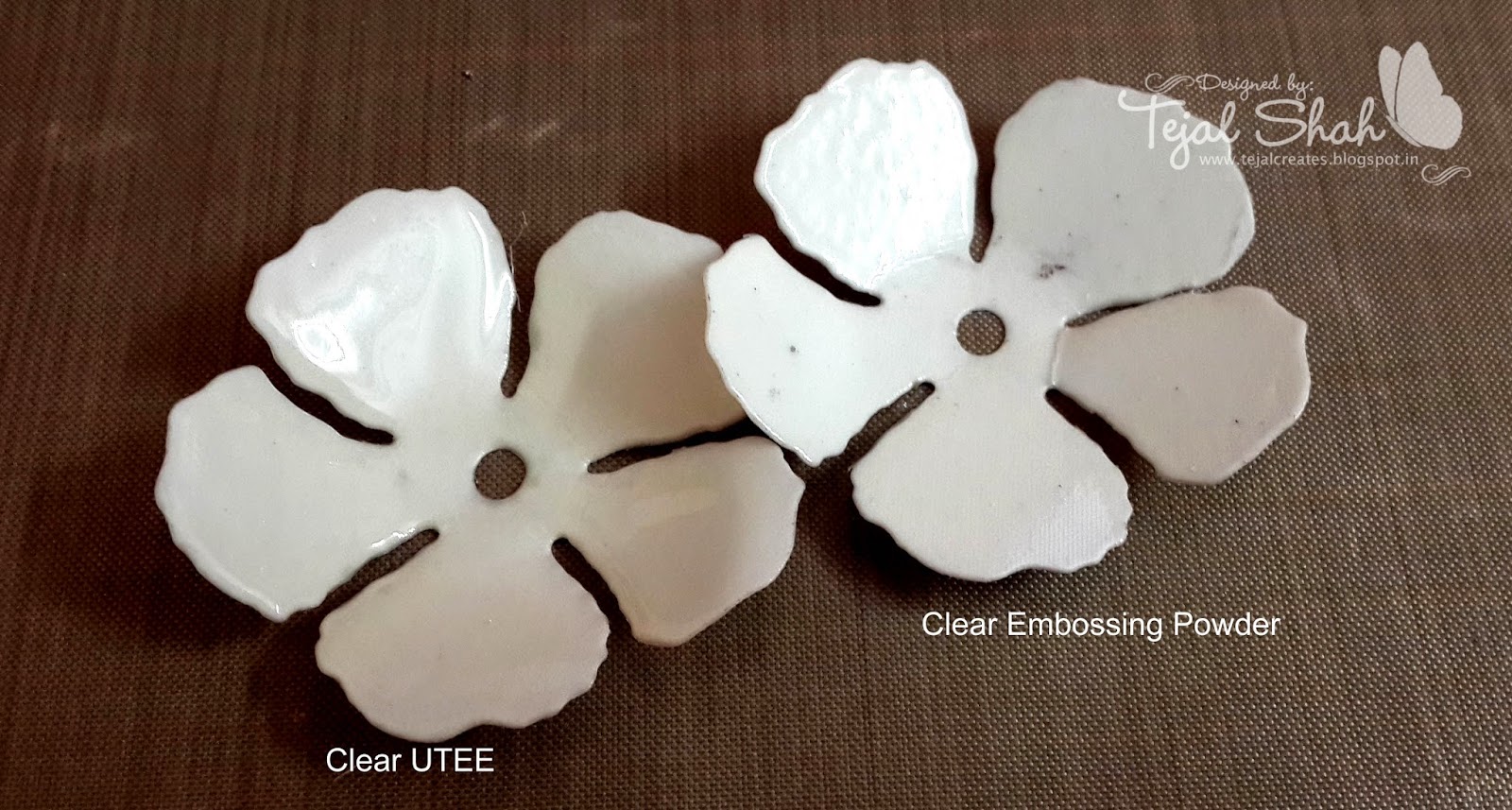 Crafters Corner : UTEE "Faux Glass" Flowers