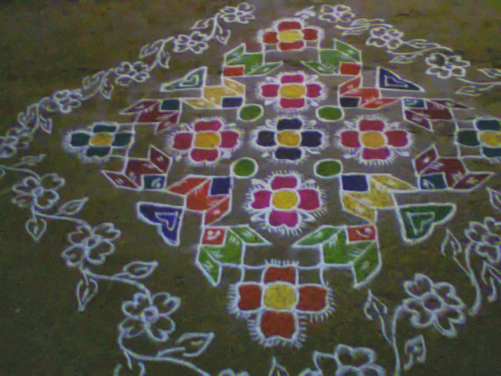 Heritage of India: Rangoli designs (Muggulu)