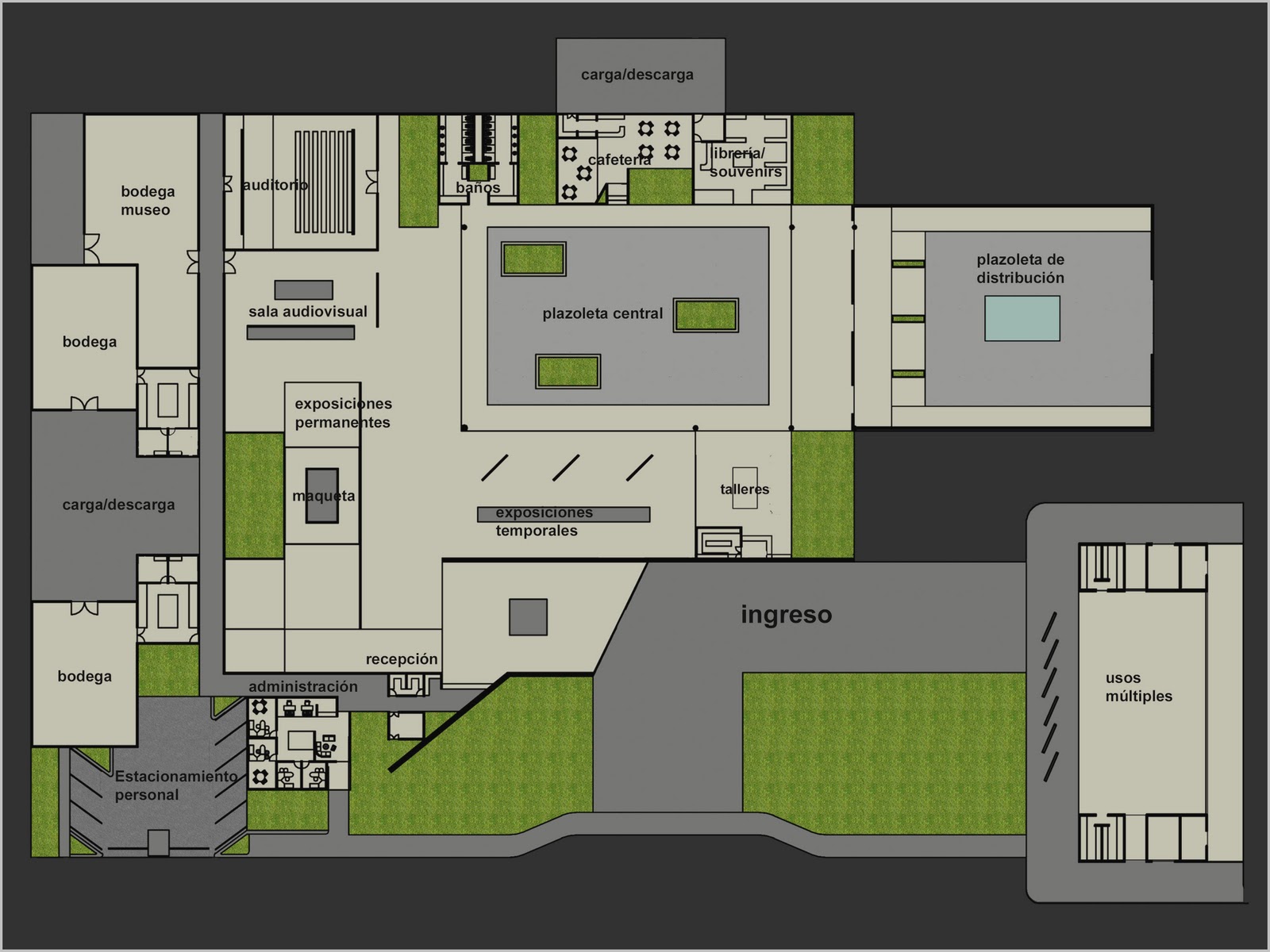 Arquitectura: Museo de sitio La Campana