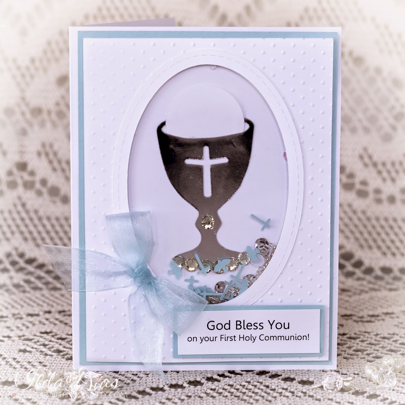 I Love Doing All Things Crafty: First Communion Cards | SVGCuts