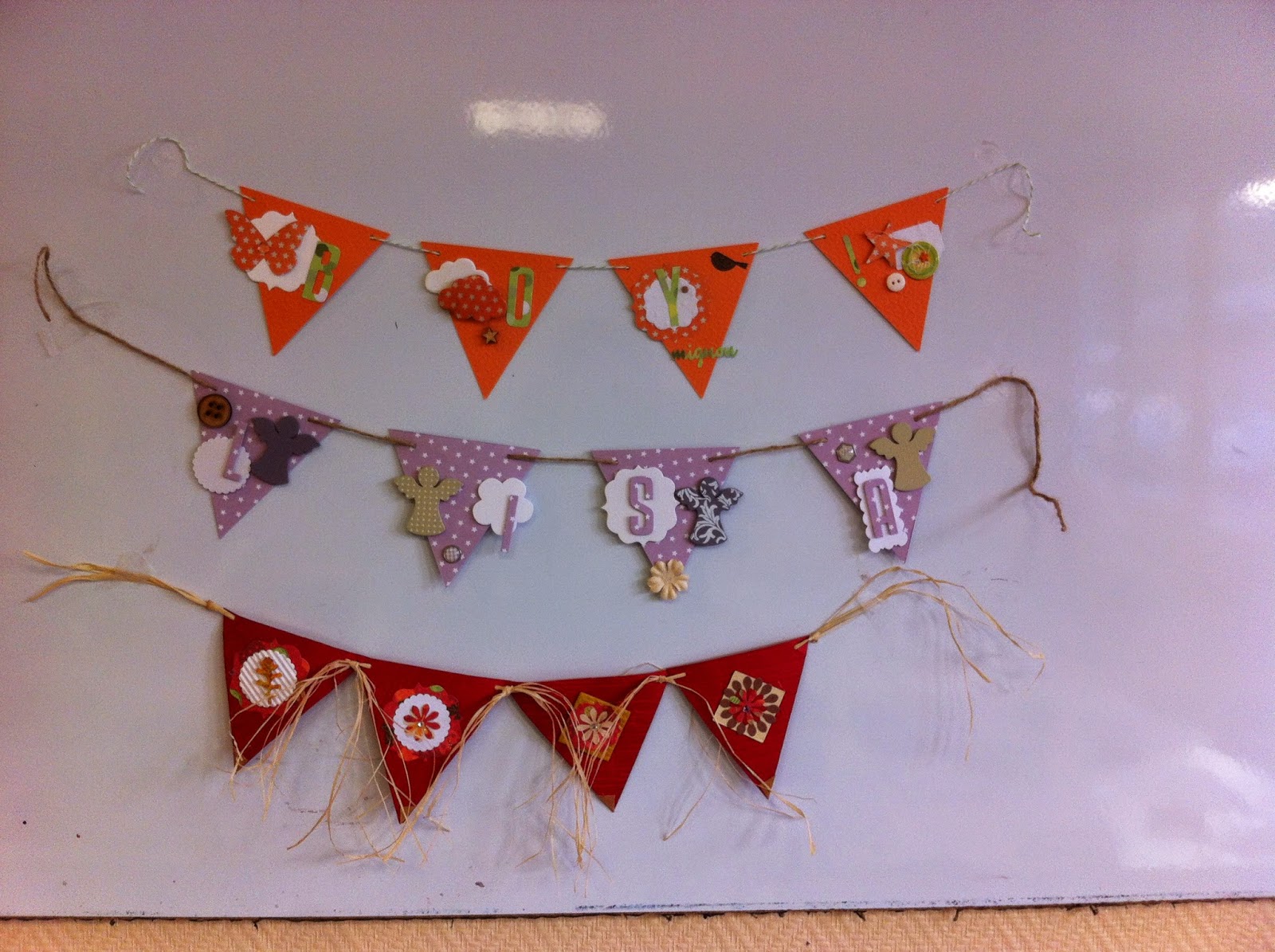 Seine de Scrap: Banderole décorative : le projet de la rentrée