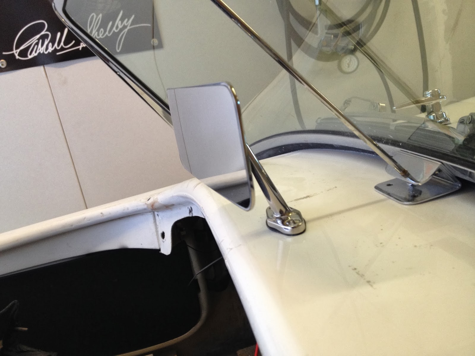 Building an AK 427 Cobra: Mirrors and babys