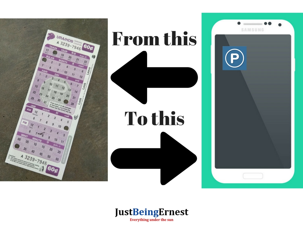 Just Being Ernest: Paperless Parking Coupons (Parking.sg)