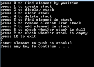 stack implementation in c++ using array source code ~ C++ Programming ...