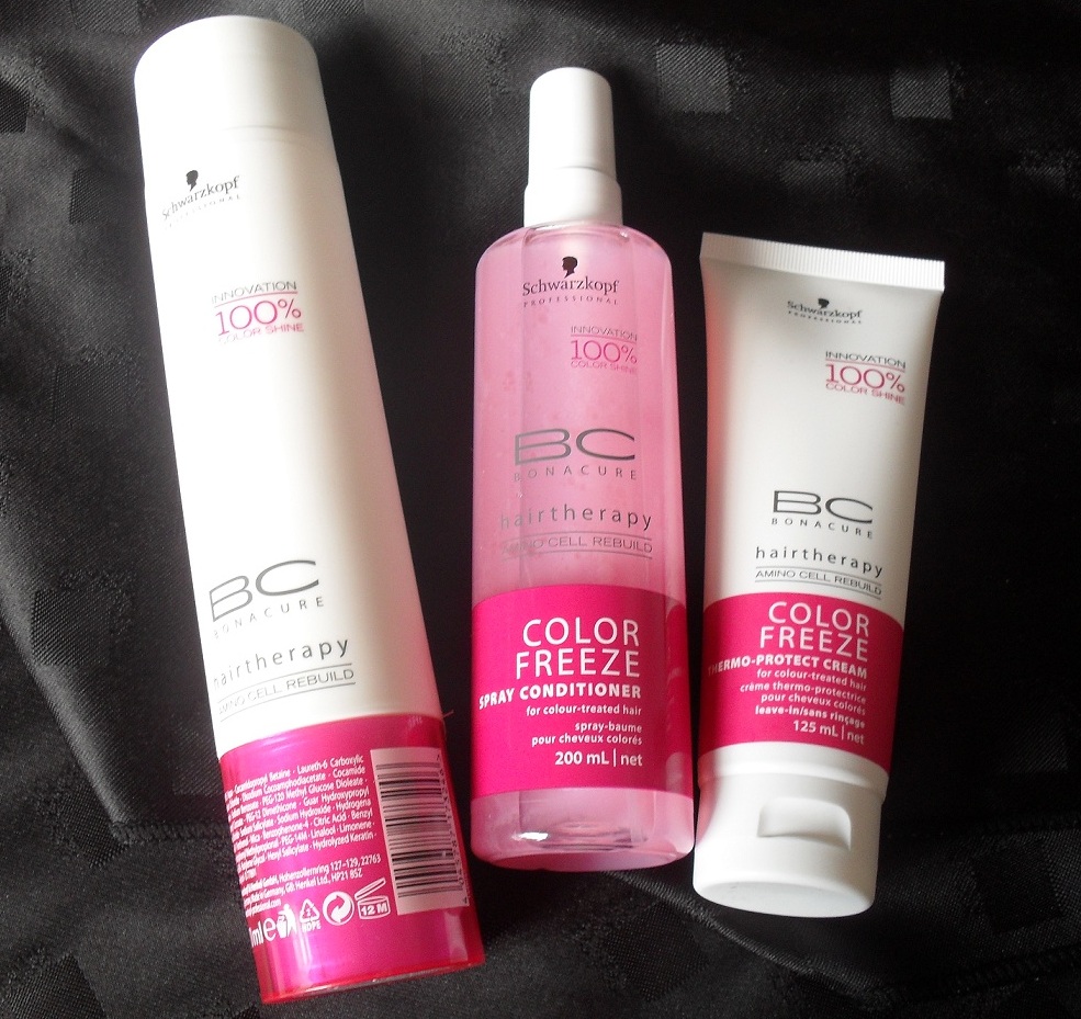 Toxylicious: Schwarzkopf BC Bonacure Colour Freeze Range