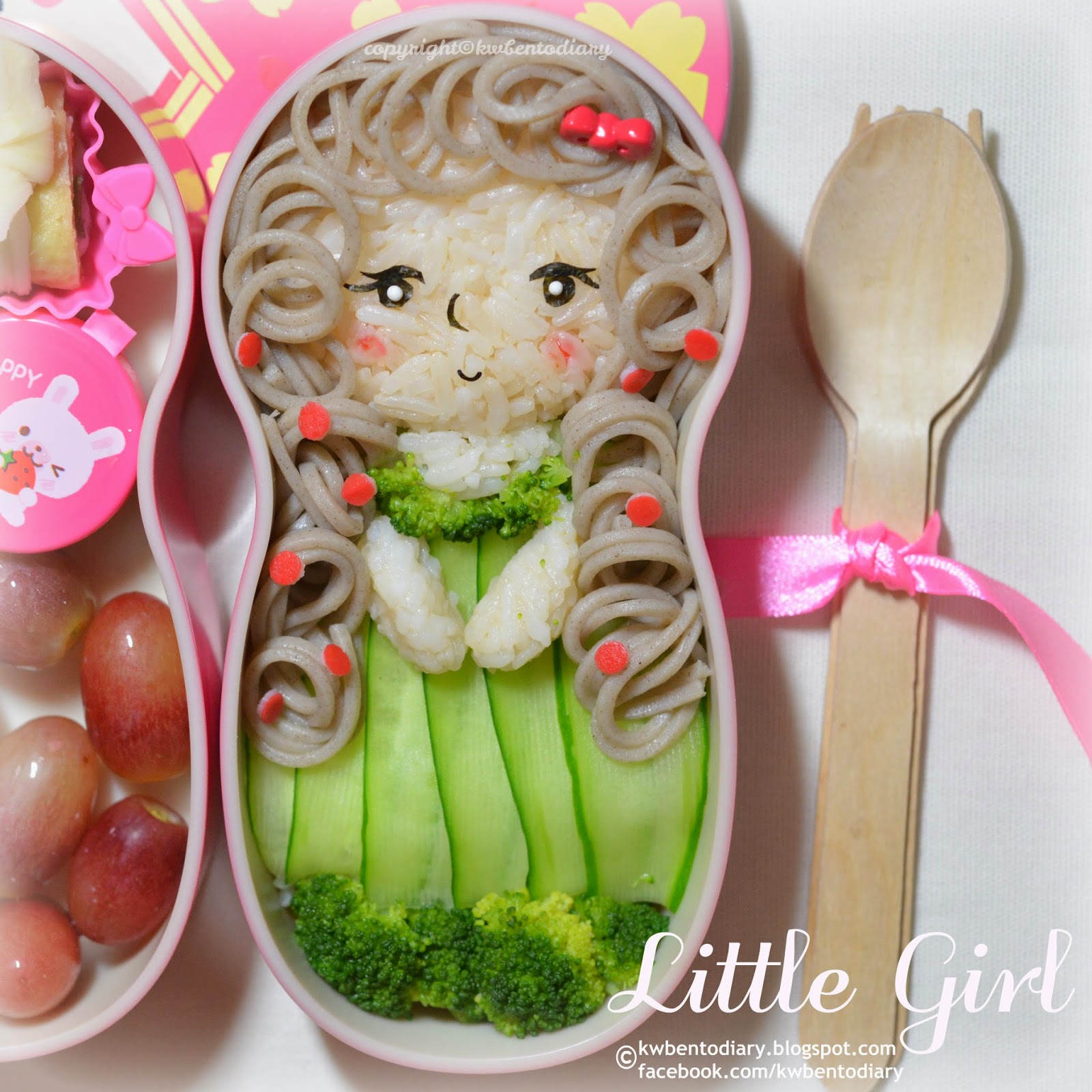 Karenwee's Bento Diary: Bento2014#Apr22~Little Girl bento