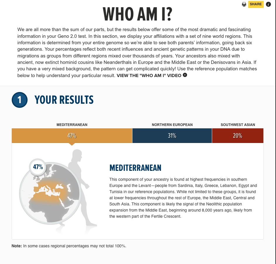 Your Genetic Genealogist: Genographic Project 2.0 - First Look!