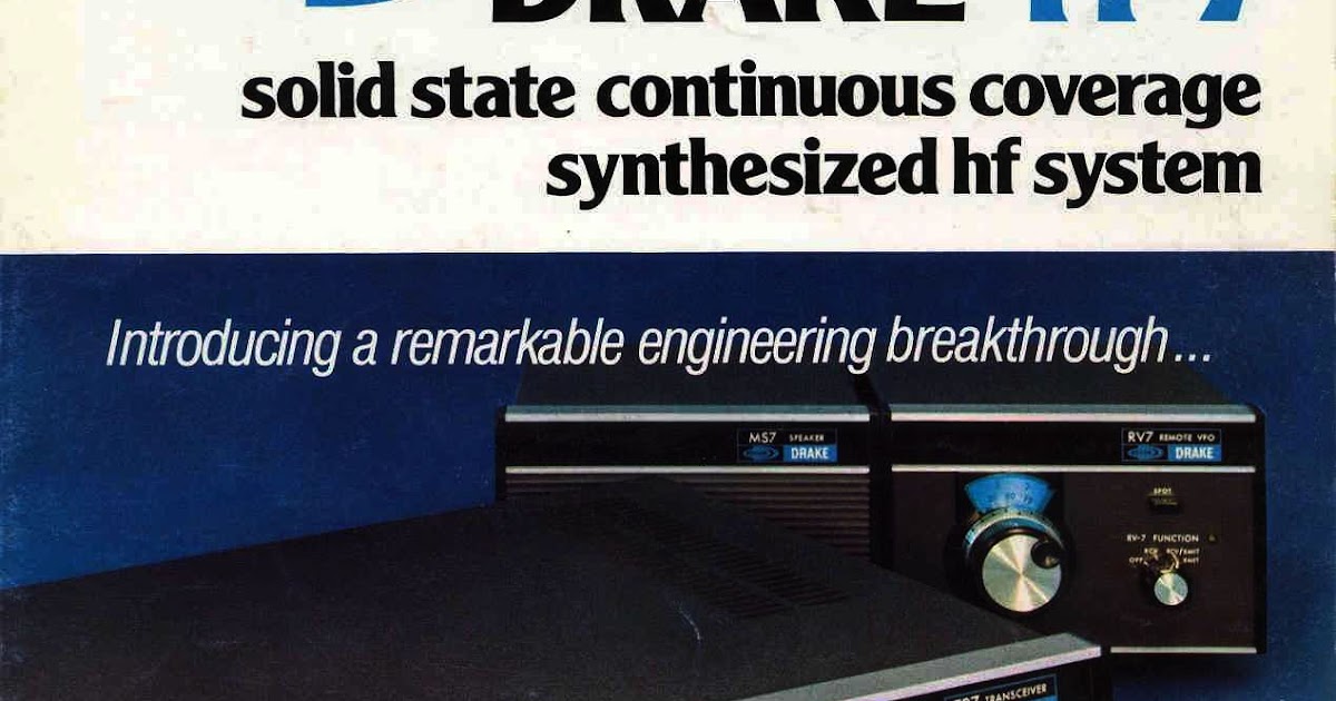 iv3hls ham radio tales: DRAKE TR-7: There's a revolution!