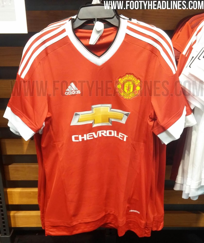 Adidas Manchester United 15-16 Kit Already on Sale in the USA - Footy ...