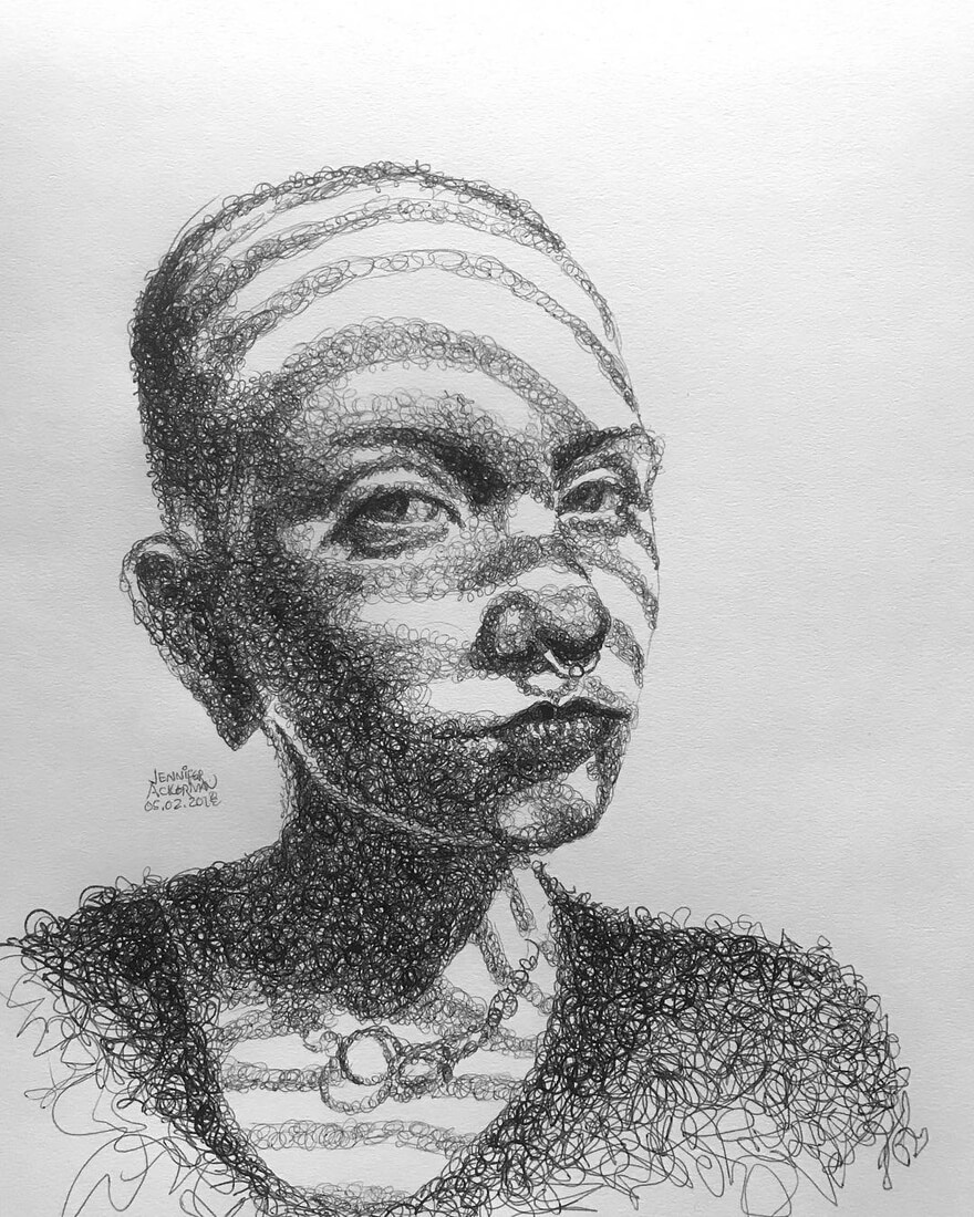 Scumbling Pencil Art