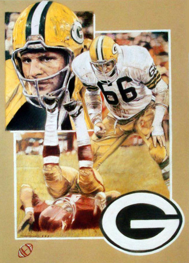 Pro Football Journal Presents: NFL Art: Ray Nitschke by Christopher Paluso