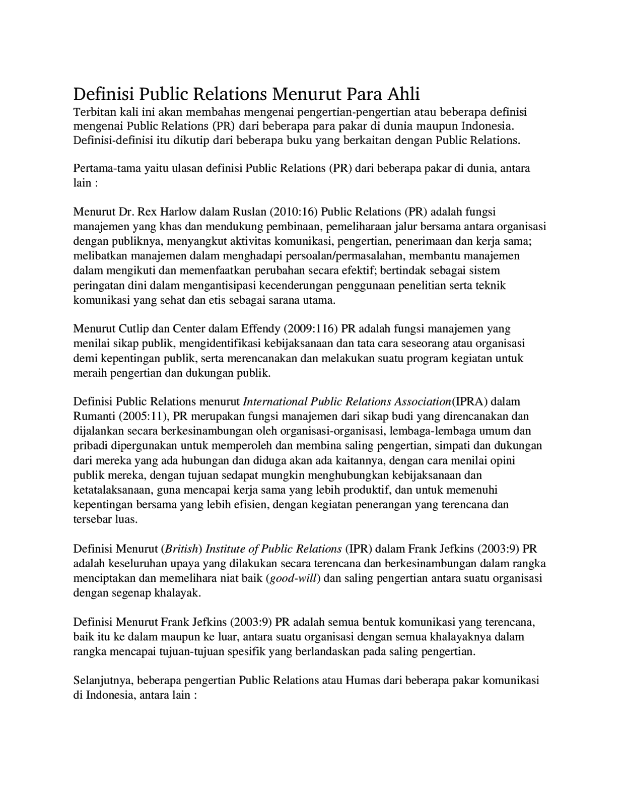 pengertian humas - wood scribd indo