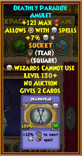 Storm Titan Level 130+ Paradox Gear Drop Guide | Wizard101 - Swordroll ...